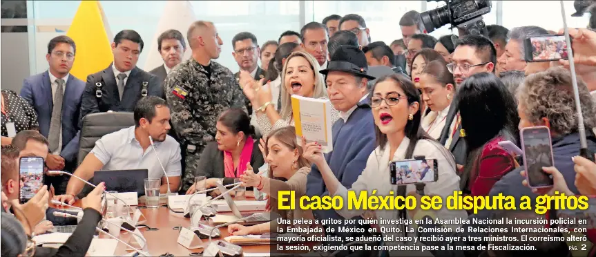 El caso México se disputa a gritos - PressReader