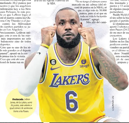 LEBRON, CERCA DE UN NUEVO CIELO - PressReader
