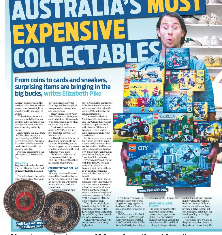 AUSTRALIA’S MOST EXPENSIVE COLLECTABL­ES - PressReader