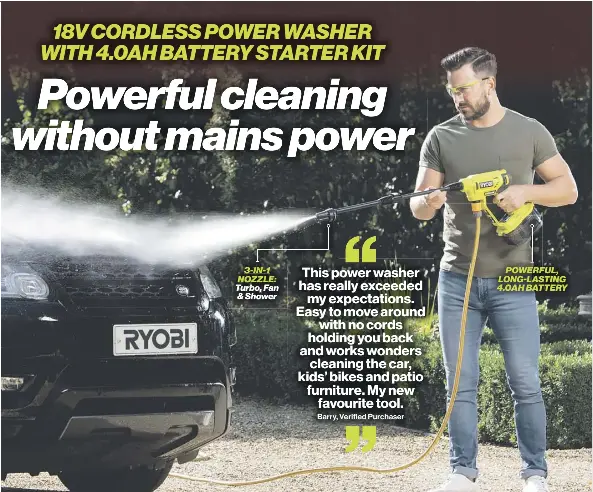 Powerful cleaning without mains power - PressReader