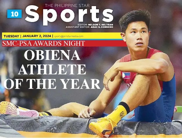 OBIENA ATHLETE OF THE YEAR - PressReader