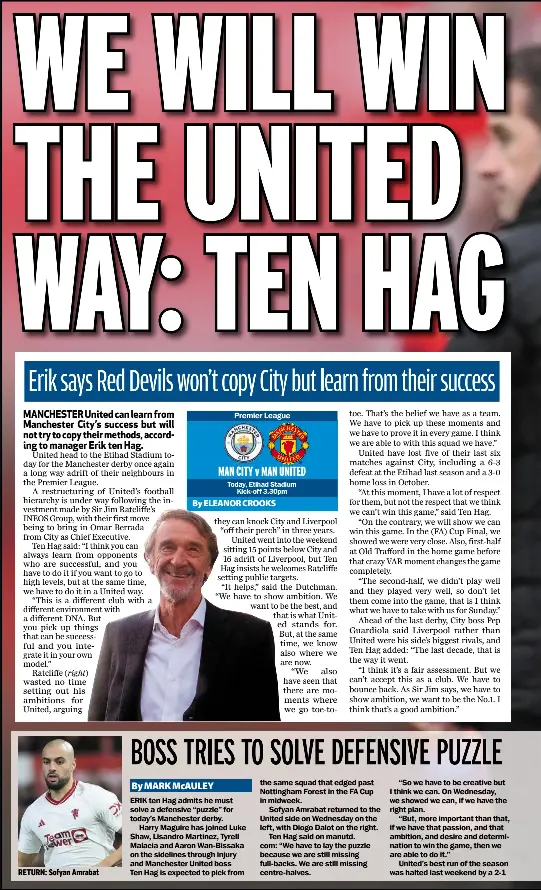 WE WILL WIN THE UNITED WAY: TEN HAG - PressReader