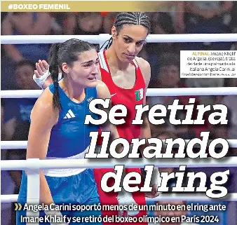 Se retira llorando del ring - PressReader