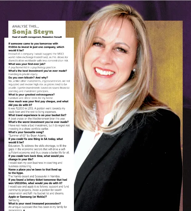 Sonja Steyn - PressReader