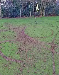Golf club shock after bikers tear up greens - PressReader