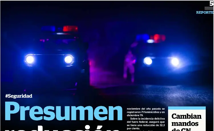 Presumen reducción de delitos - PressReader