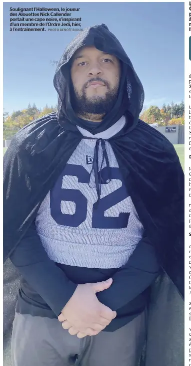 La présence d’un chevalier Jedi ne change pas l’objectif - PressReader