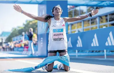 Tigst Assefa shatters women’s marathon world record - PressReader
