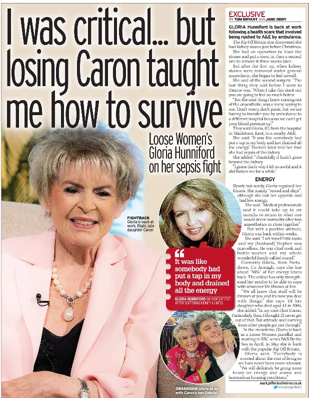 I was critical... but losing Caron taught me how to survive - PressReader