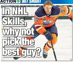 In NHL Skills, why not pick the best guy? - PressReader