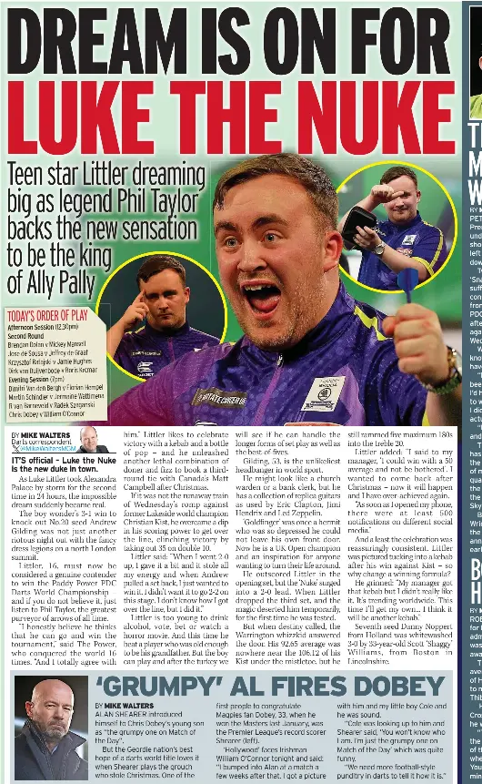 DREAM IS ON FOR LUKE THE NUKE - PressReader