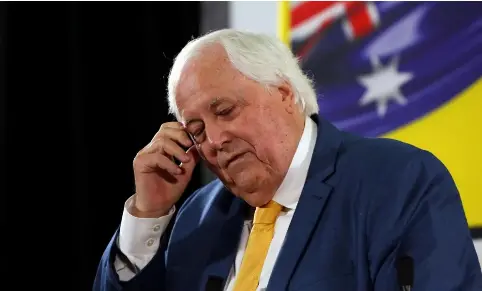 Clive Palmer’s Trumpet of Patriots fails to pick up single lower house ...