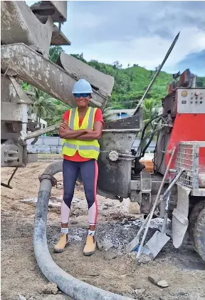 Asenaca strives on as a business owner, concrete pump operator - PressReader