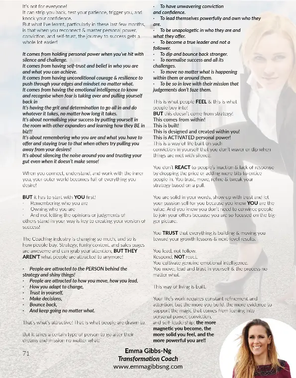 Running your own business & going after your dreams takes bravery, courage, self-trust & a ...