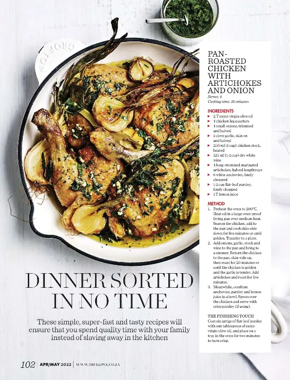 DINNER SORTED IN NO TIME - PressReader