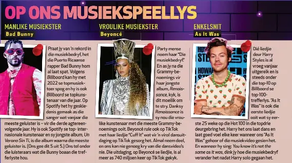 OP ONS MUSIEKSPEE­LLYS - PressReader