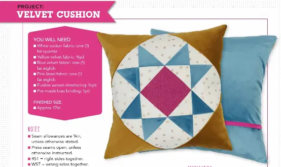 VELVET CUSHION - PressReader