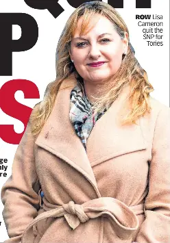 DEFECTOR’S PLOT TO QUIT THE SNP MONTHS AGO - PressReader