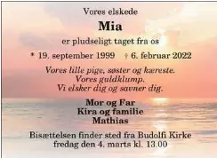 ’VI ELSKER DIG OG SAVNER DIG’ - PressReader