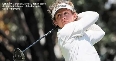 Du Toit swinging it right in Asia - PressReader