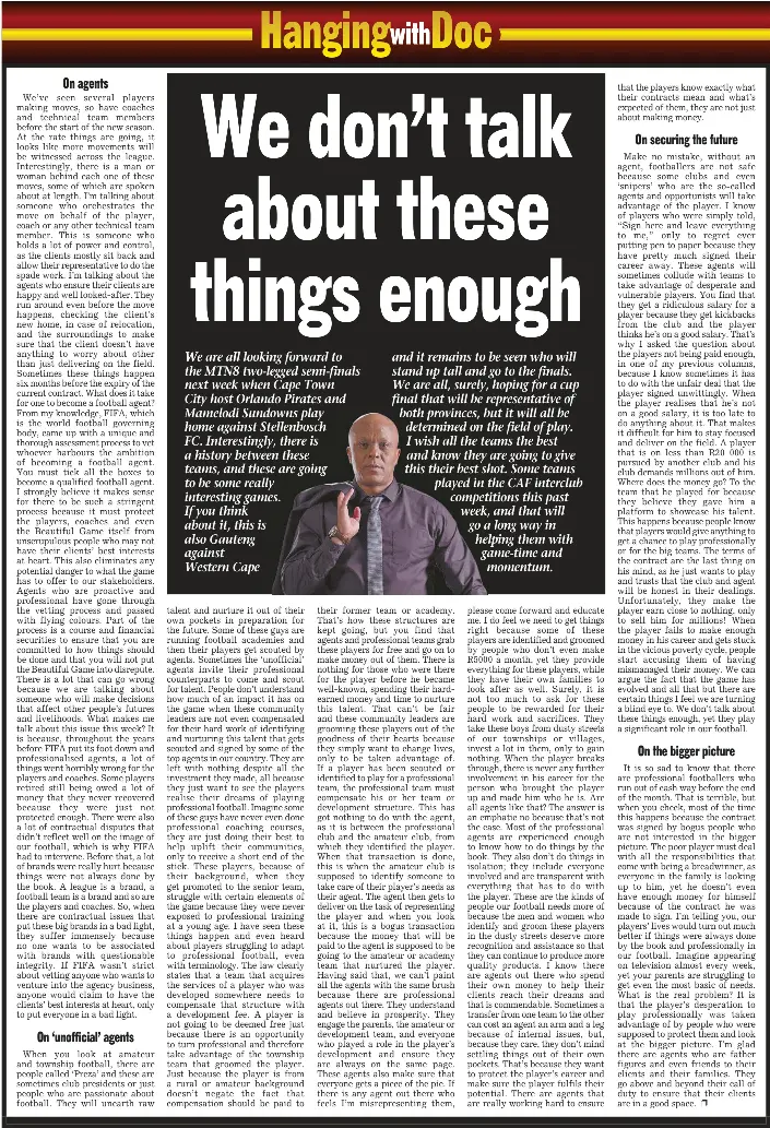 We don’t talk about these things enough - PressReader