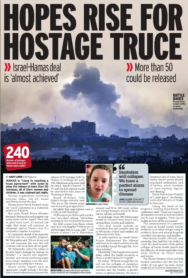 HOPES RISE FOR HOSTAGE TRUCE - PressReader