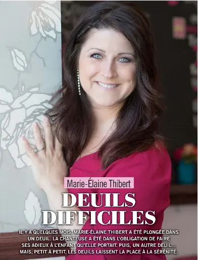 Marie- Élaine Thibert: des deuils difficiles - PressReader