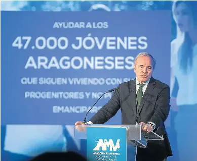 Azcón promete más de 300 millones de inversión en su nuevo plan de ...