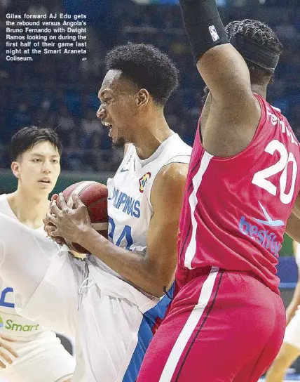Gilas reels to second loss Fajardo shrugs off Delgado punch - PressReader