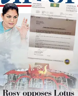 Rosy opposes Lotus Tower musical show named ‘Hellfire’ - PressReader