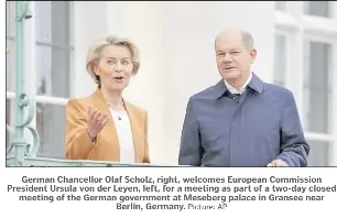 Scholz warns of ‘consequenc­es’ if China sends arms - PressReader