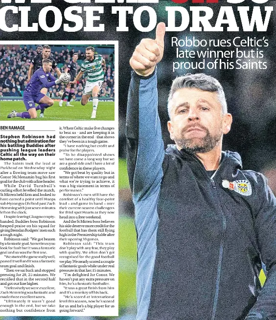 WE CAME OH SO CLOSE TO DRAW - PressReader