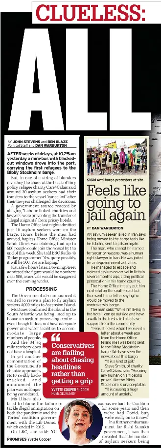 Feels like going to jail again - PressReader
