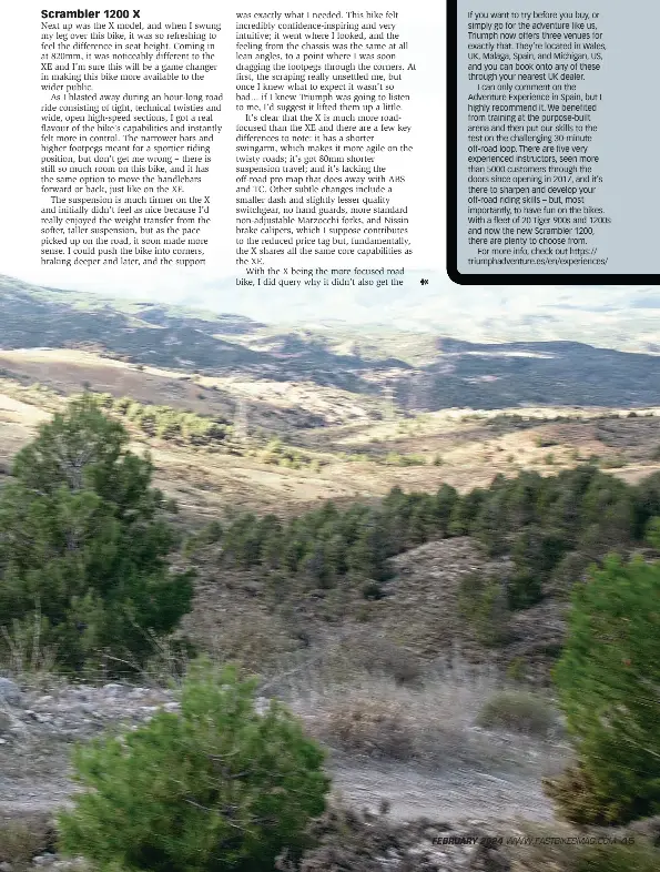 TRIUMPH SCRAMBLER X & XE - PressReader