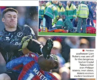 Horror injury to striker Mateta overshadow­s Eagles victory - PressReader