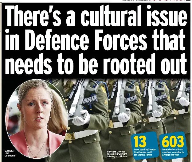 There’s a cultural issue in Defence Forces that needs to be rooted out ...