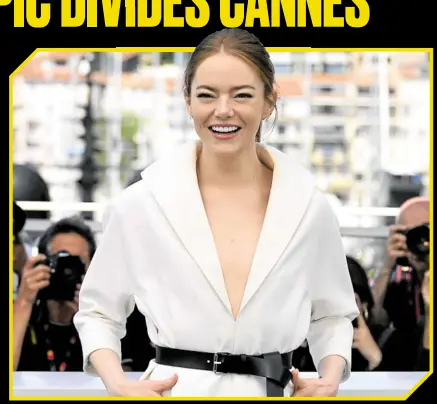 EMMA STONE IN NEW TWISTED COMEDY; COPPOLA EPIC DIVIDES CANNES - PressReader