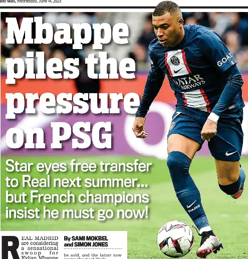 Mbappe piles the pressure on PSG - PressReader