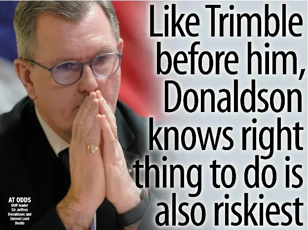 Like Trimble before him, Donaldson knows right thing to do is also riskiest - PressReader