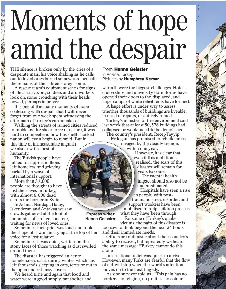 Moments of hope amid the despair - PressReader