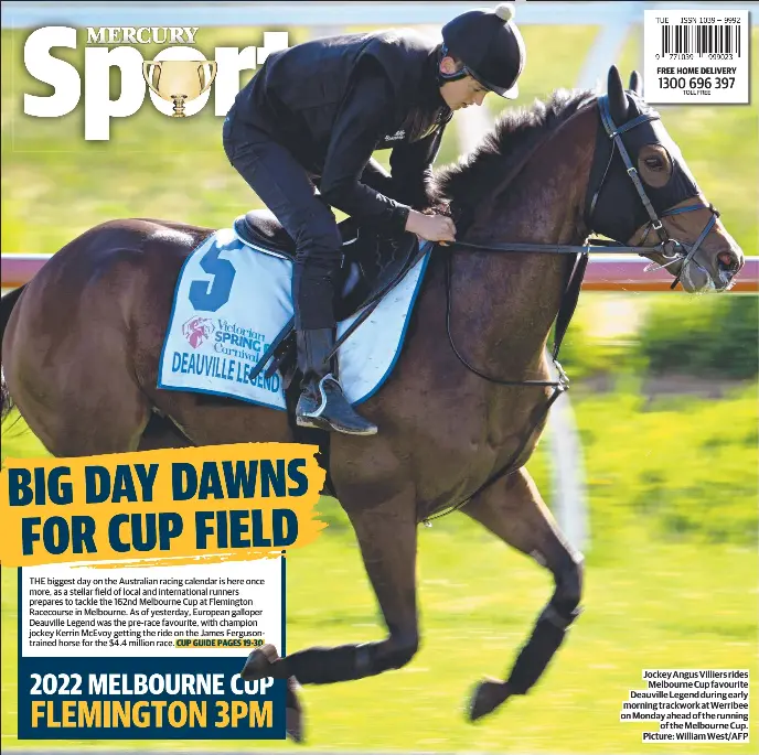 BIG DAY DAWNS FOR CUP FIELD - PressReader