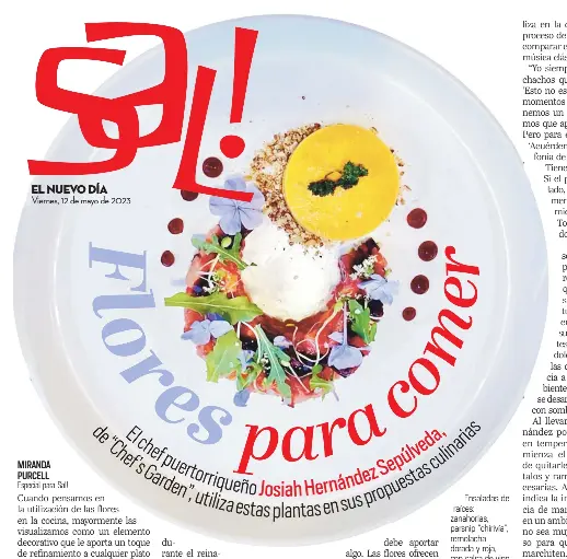Flores para comer - PressReader