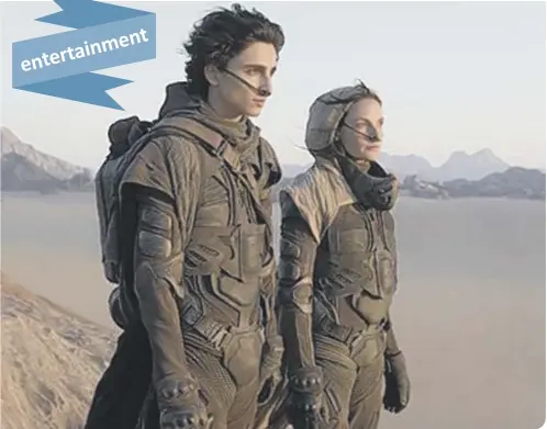 Boss Baby and Bond, plus epic new adventure Dune - PressReader