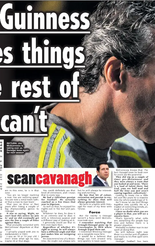 Mcguinness sees things the rest of us can’t - PressReader