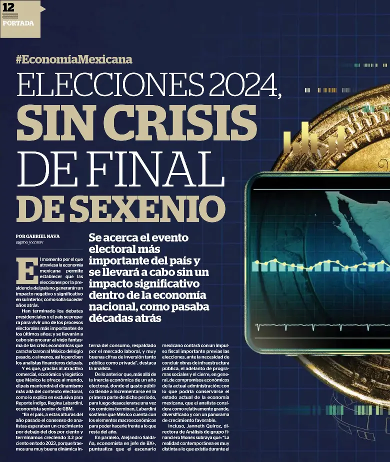 ELECCIONES 2024, SIN CRISIS DE FINAL DE SEXENIO - PressReader