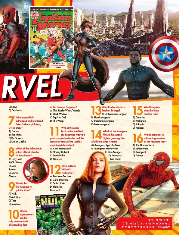 ULTIMATE MARVEL TRIVIA! - PressReader