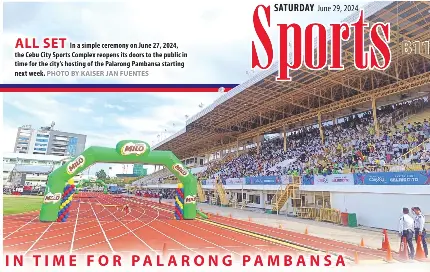Cebu City Sports Complex reopens - PressReader