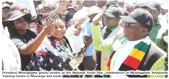 President Mnangagwa champions vocational training for youth empowermen­t and economic growth ...