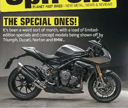 TRIUMPH BREITLING EDITION SPEED TRIPLE 1200 RR DUCATI SCRAMBLER SPECIALS - PressReader