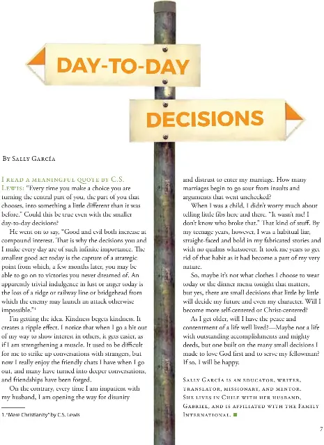 DAY-TO-DAY DECISIONS - PressReader